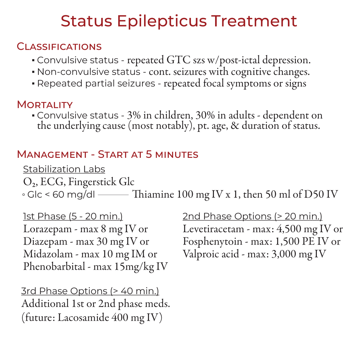 USMLE / COMLEX - Step 3: Seizures & Status Epilepticus | ditki medical ...